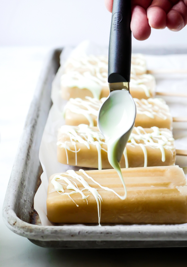 Kerrygold Mint Chocolate Popsicles